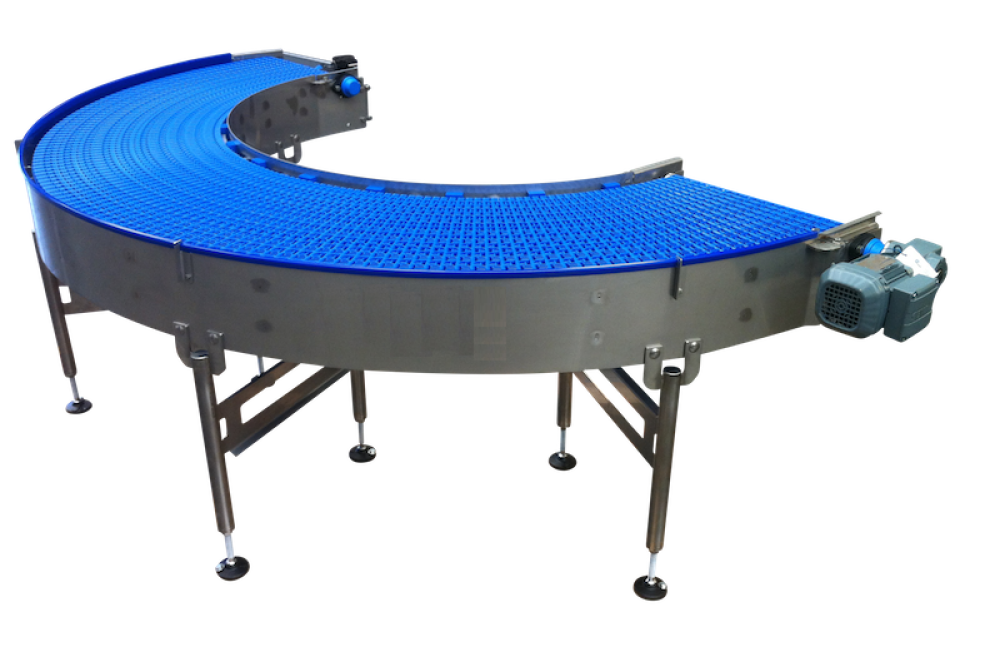 Curved conveyors | Jansen Conveyors
